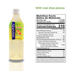 refreshing peach aloe vera beverage