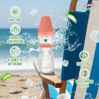 refreshing peach aloe vera drink