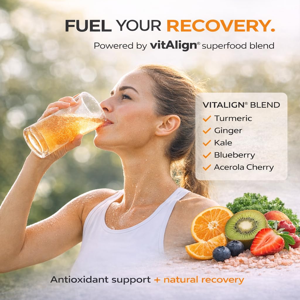 refreshing peach electrolyte beverage