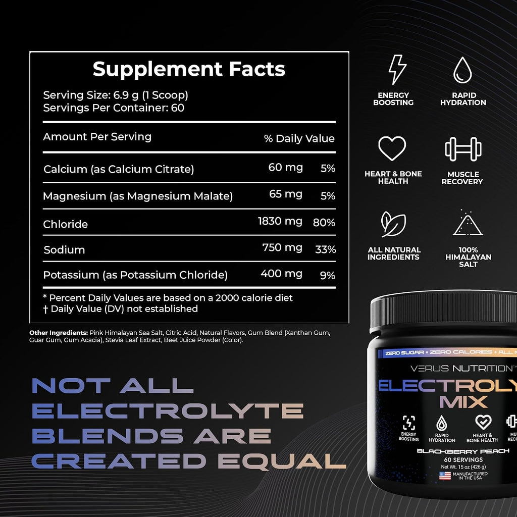 refreshing peach flavour electrolyte mix
