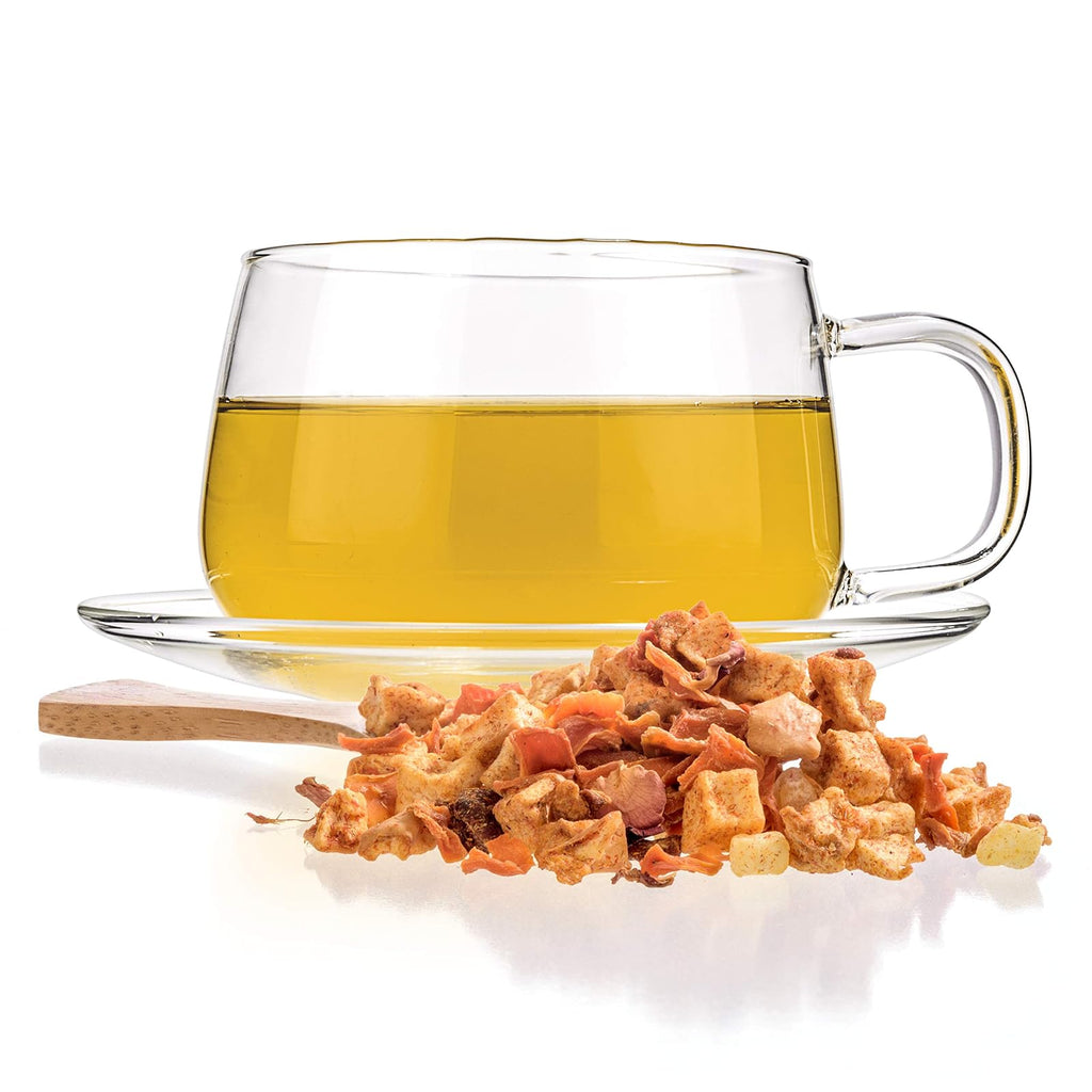 Refreshing peach herbal infusion