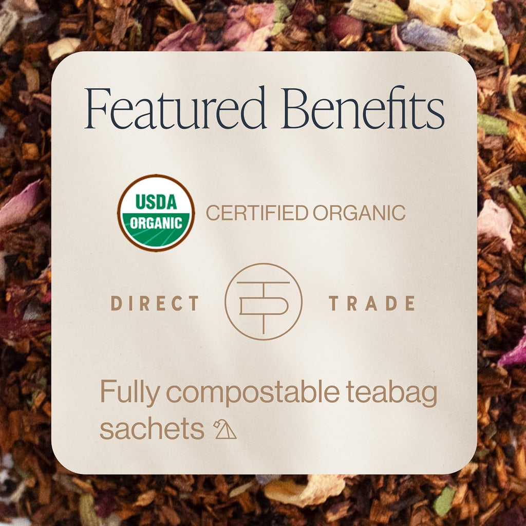 refreshing peach hibiscus green tea