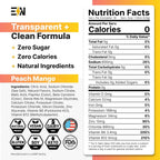 refreshing peach mango electrolyte drink