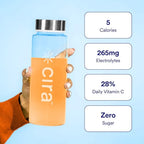 refreshing peach mango electrolyte drink