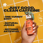refreshing peach mango energy shot