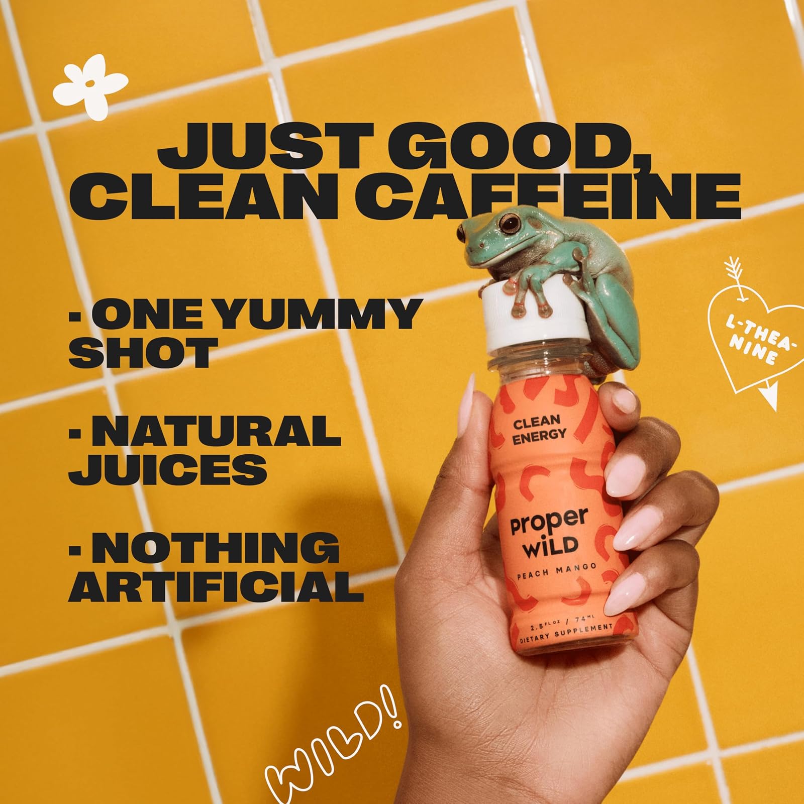 refreshing peach mango energy shot