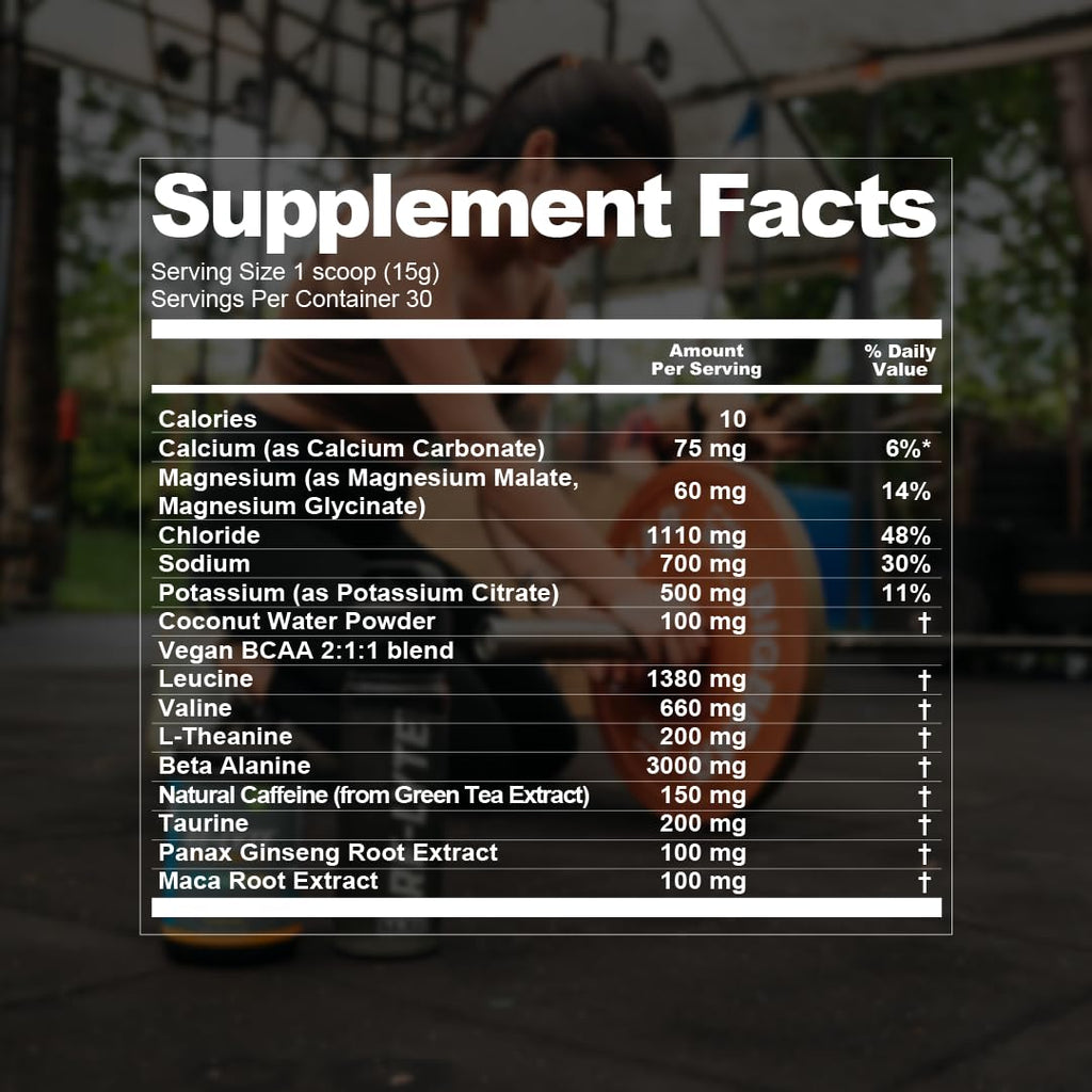 refreshing peach mango pre-workout beverage