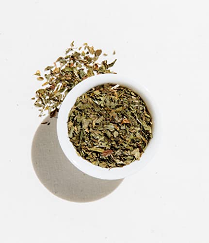 refreshing peppermint and spearmint tea