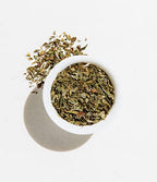 refreshing peppermint and spearmint tea