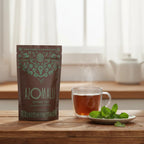 refreshing peppermint brew tea