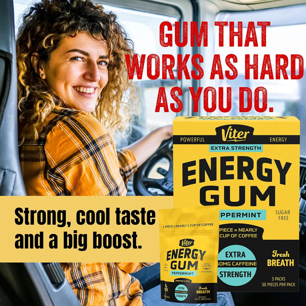 Refreshing peppermint energy chews