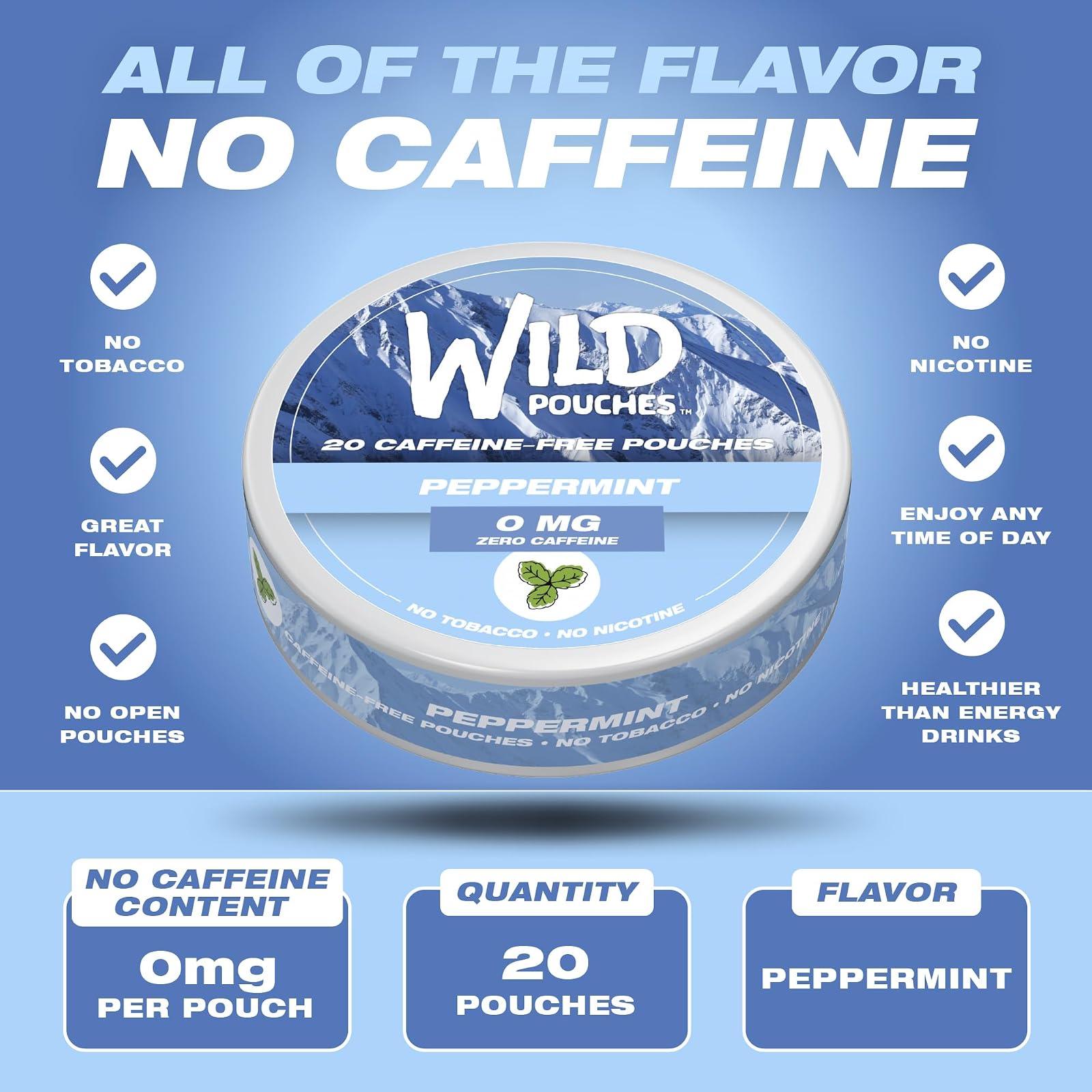 refreshing peppermint energy pouches