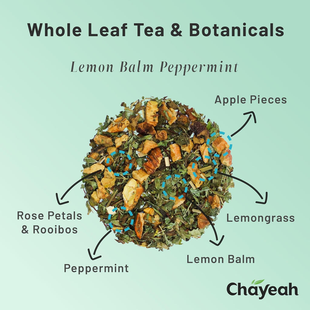 refreshing peppermint herbal infusion