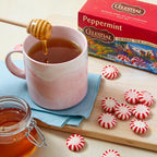 refreshing peppermint herbal tea bags