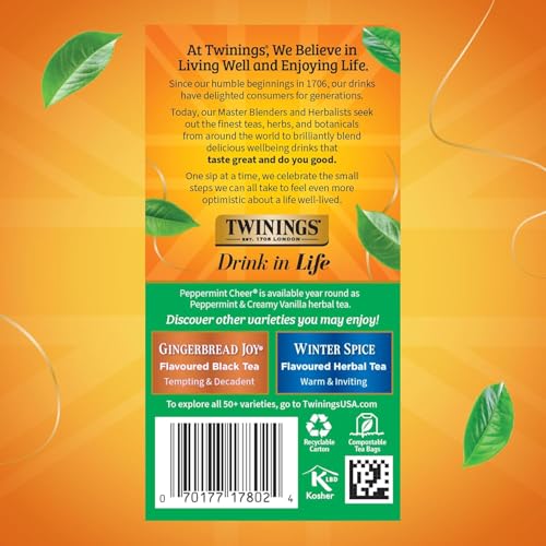 refreshing peppermint herbal tea blend