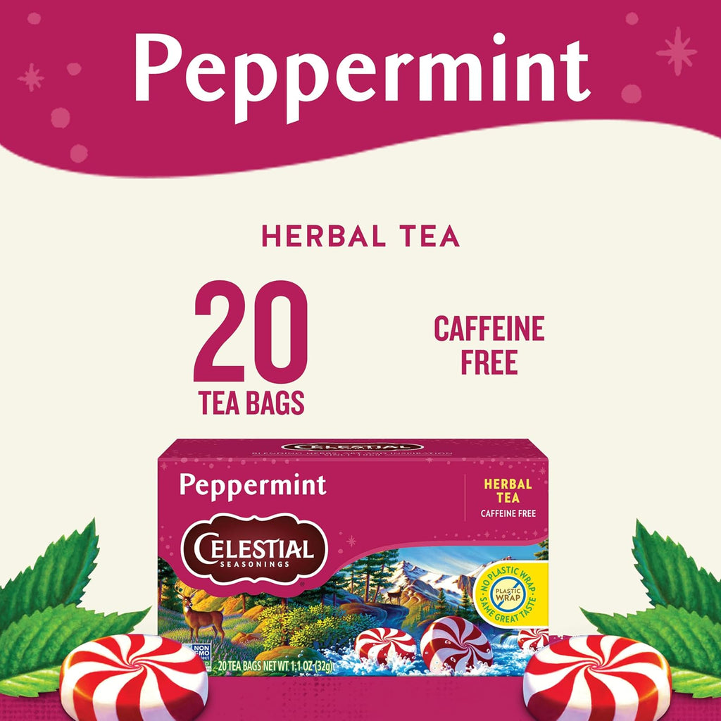 refreshing peppermint herbal tea for relaxation