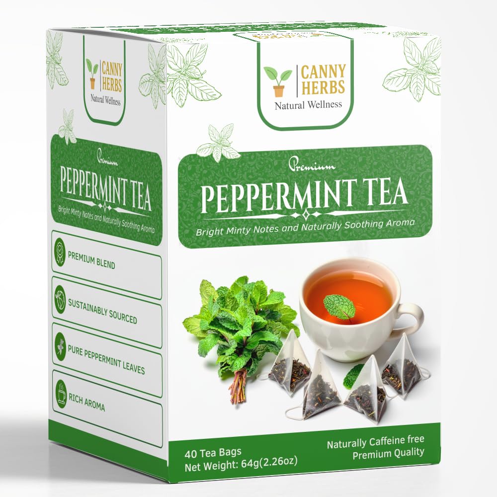 refreshing peppermint herbal tea