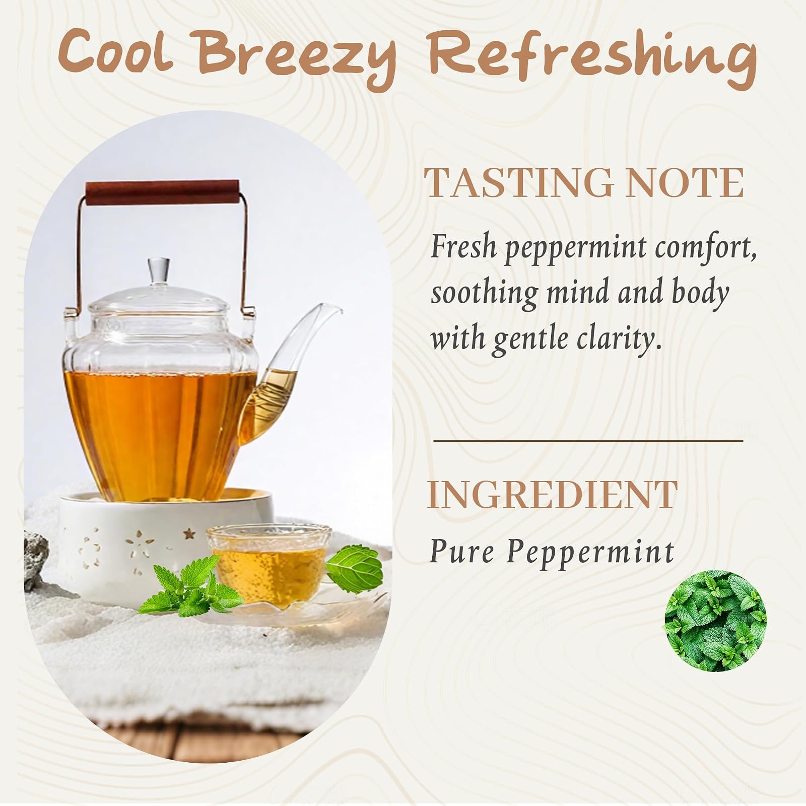 refreshing peppermint tea experience