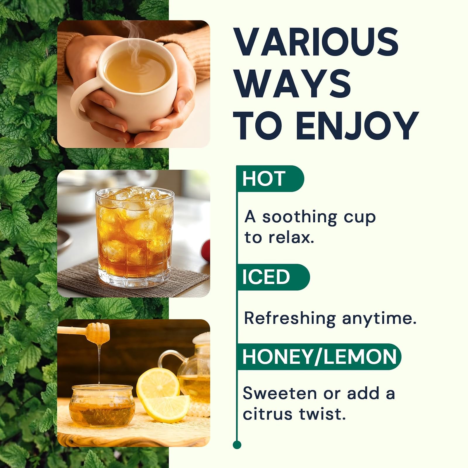 refreshing peppermint tea for any occasion