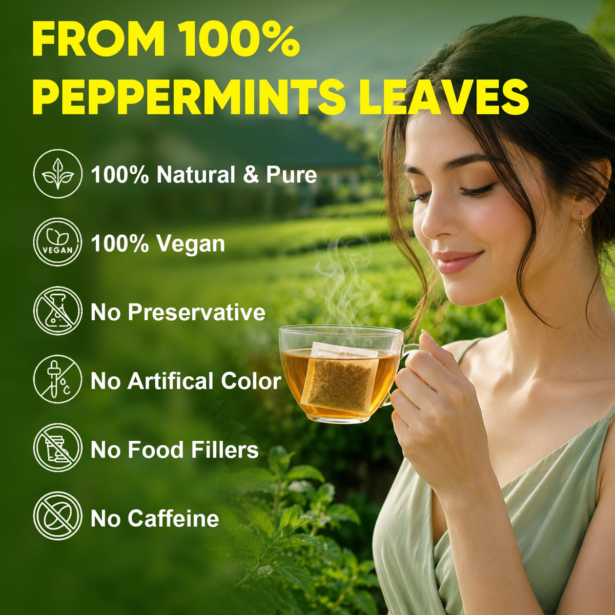 refreshing peppermint tea for digestion