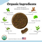 refreshing peppermint tea for focus