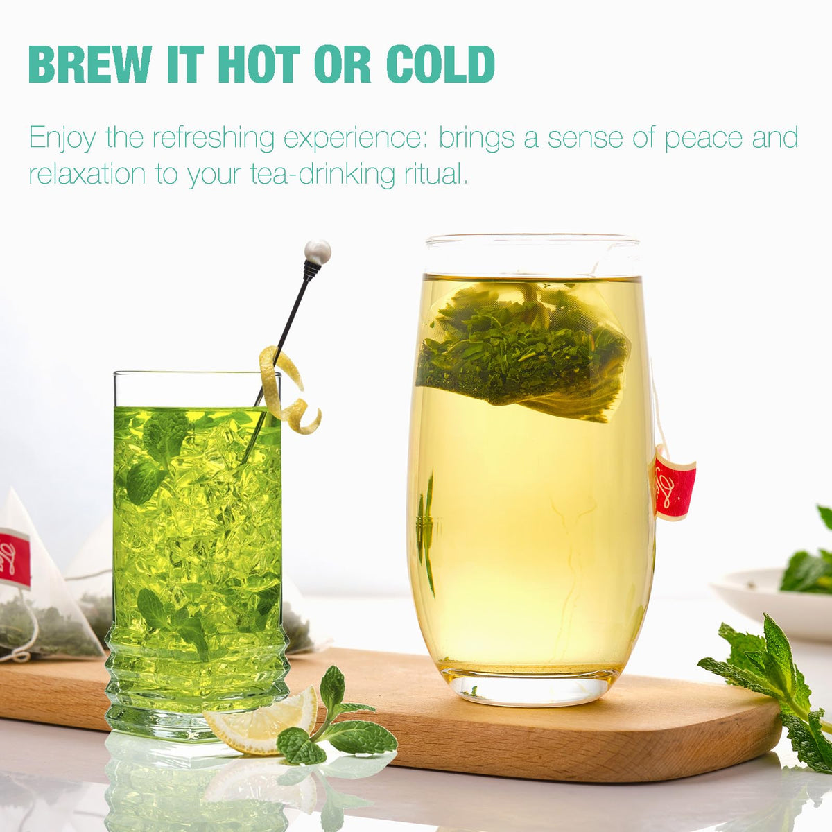 refreshing peppermint tea for relaxation