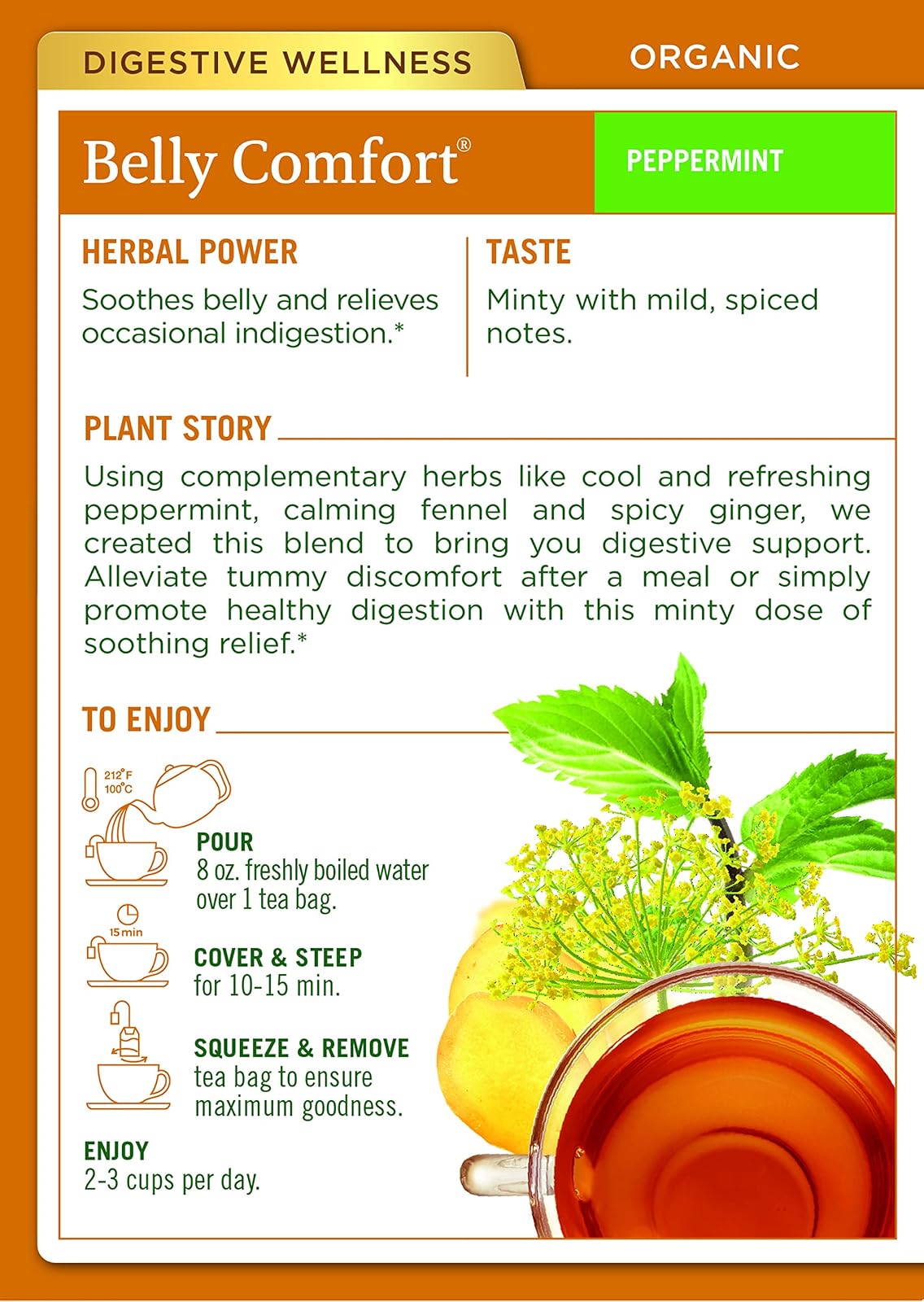 refreshing peppermint tea for relaxation