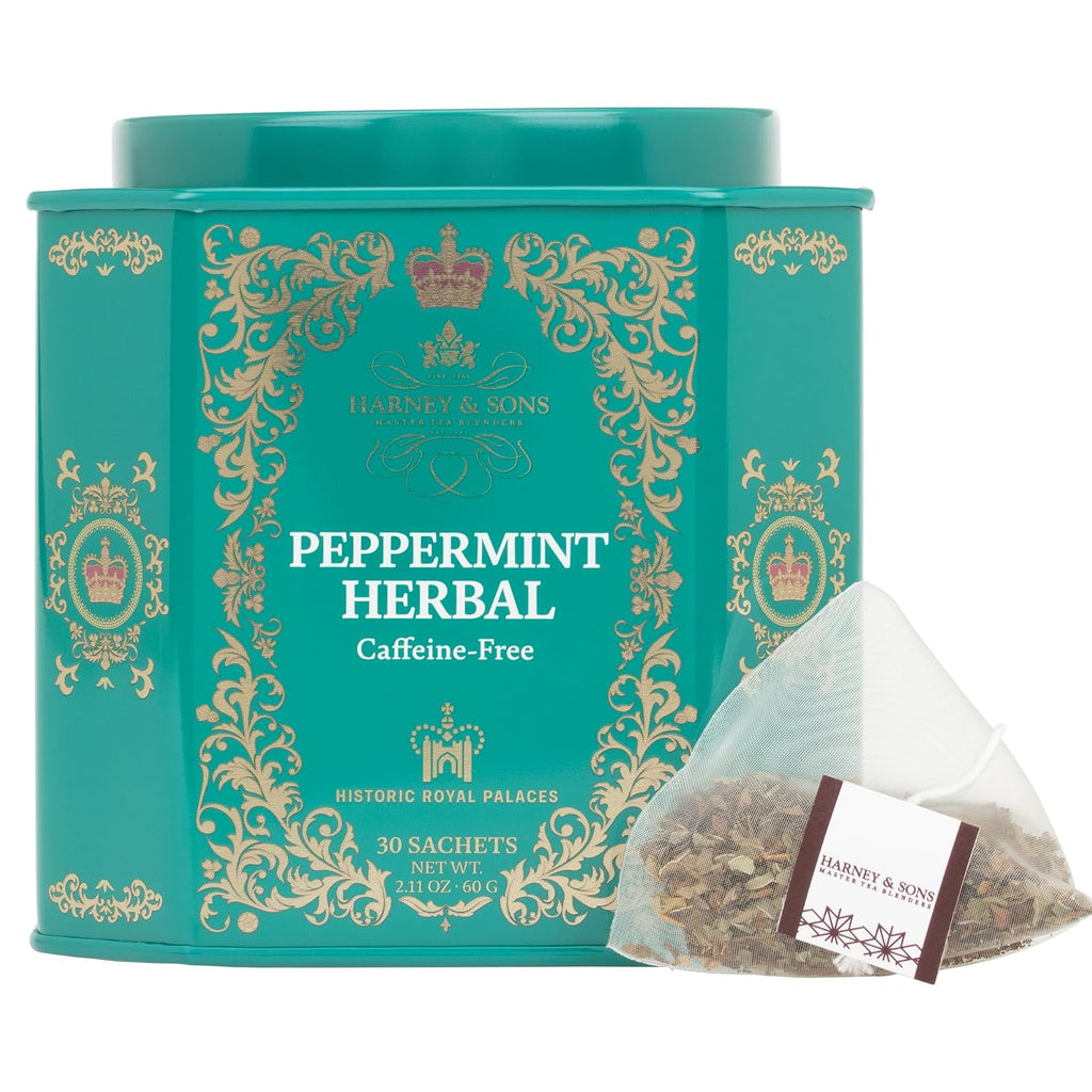 refreshing peppermint tea sachets