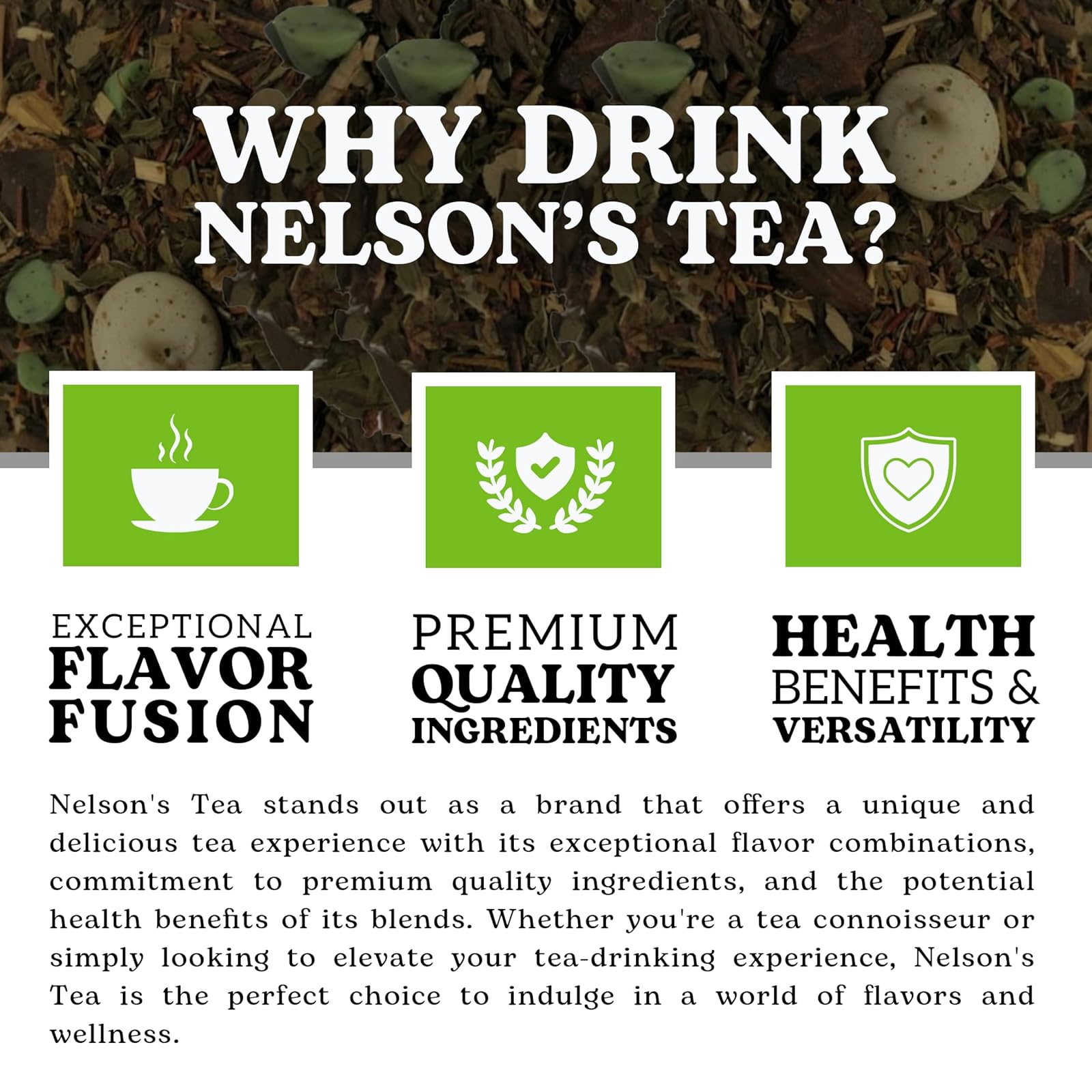 refreshing peppermint white chocolate tea blend