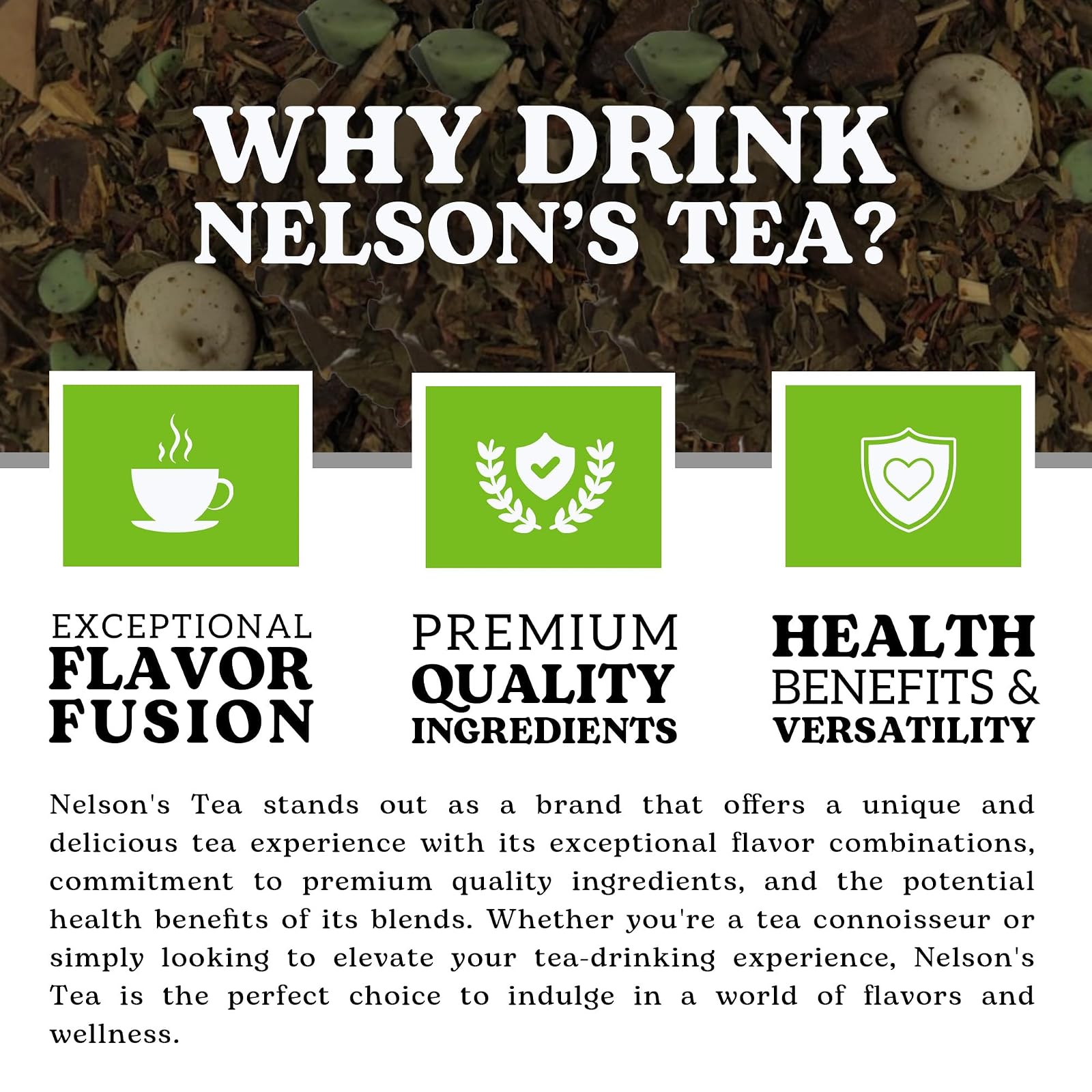 refreshing peppermint white chocolate tea blend