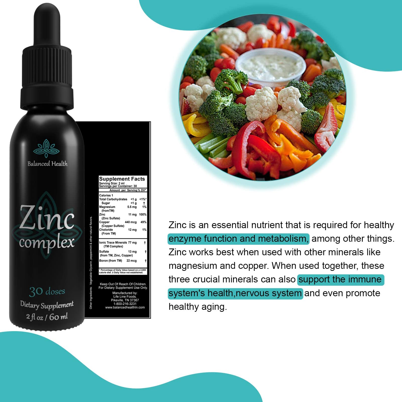Refreshing peppermint zinc drops