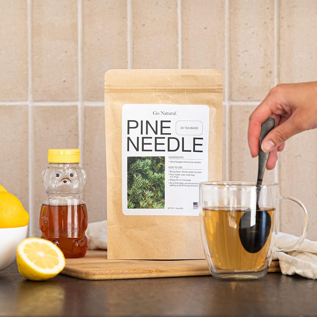 refreshing pine needle herbal infusion