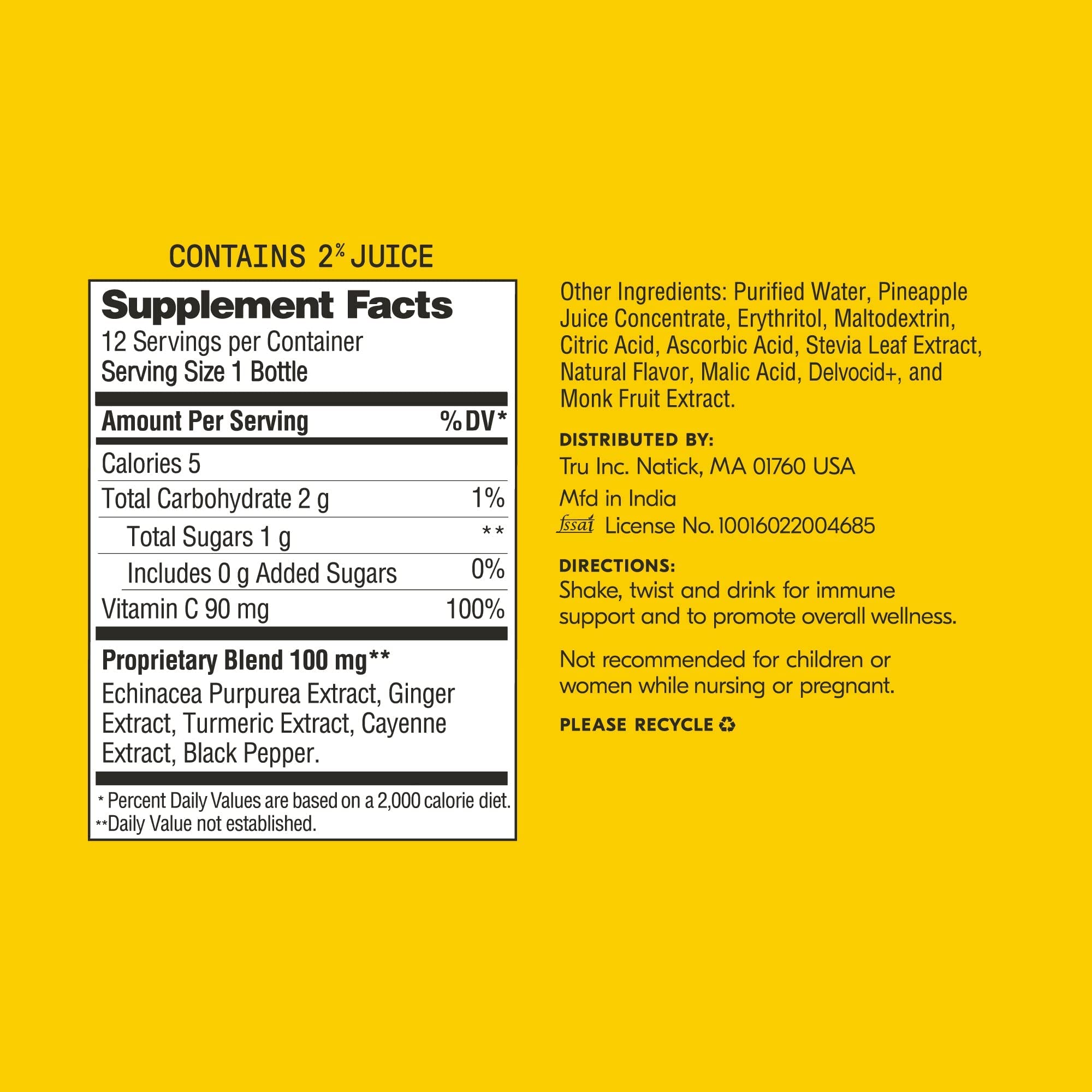 refreshing pineapple cayenne beverage