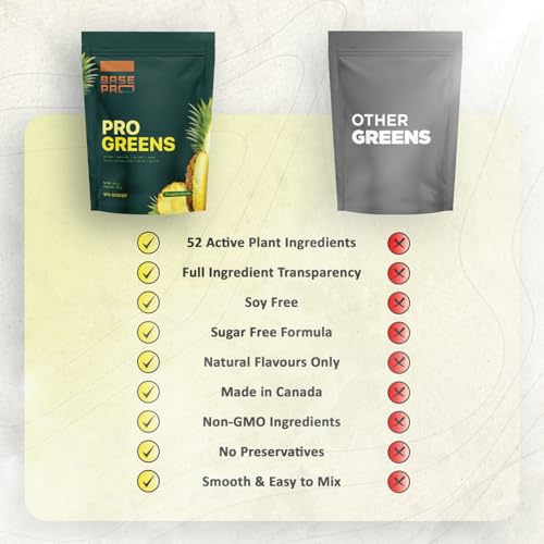 refreshing pineapple flavour greens