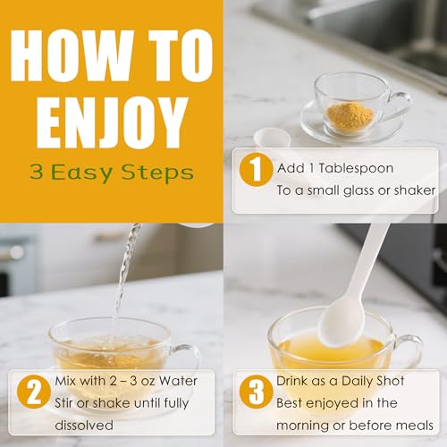 Refreshing pineapple ginger wellness shots