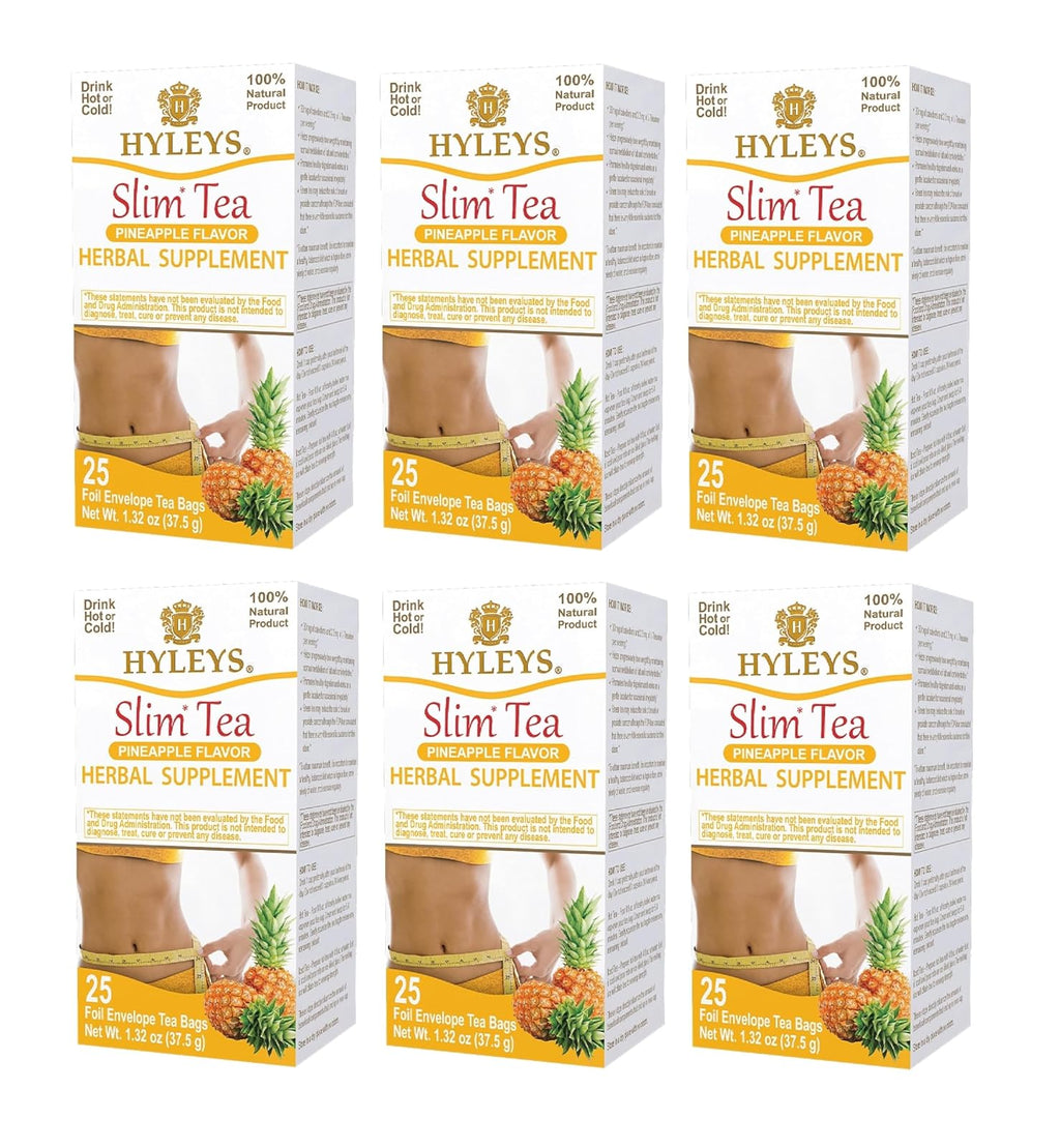 refreshing pineapple herbal detox tea