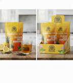 refreshing pineapple herbal infusion