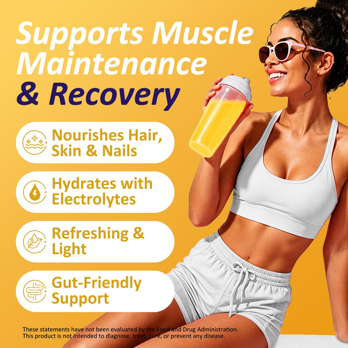 refreshing pineapple mango protein powder
