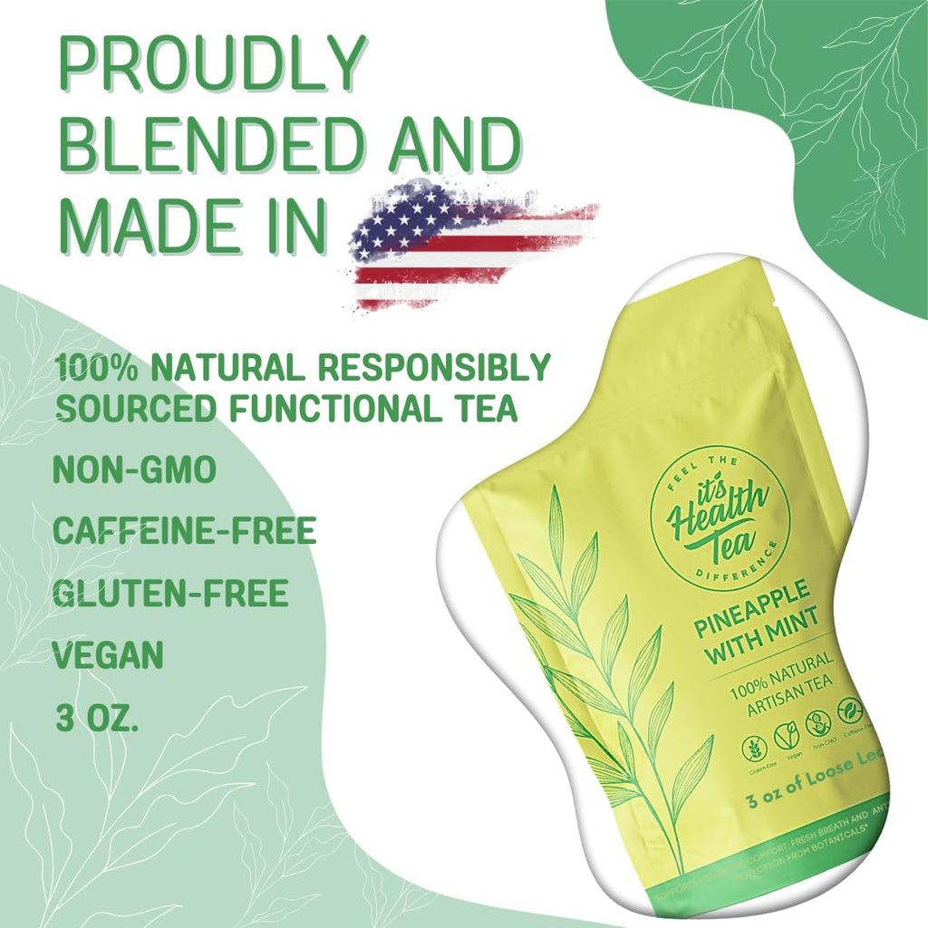 refreshing pineapple mint tea blend