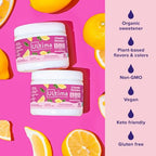 refreshing pink lemonade electrolyte drink mix