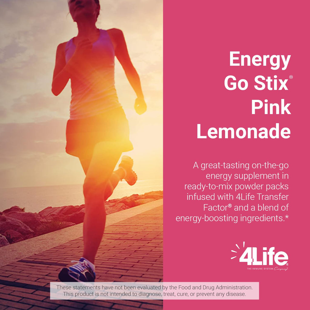 Refreshing pink lemonade energy boost