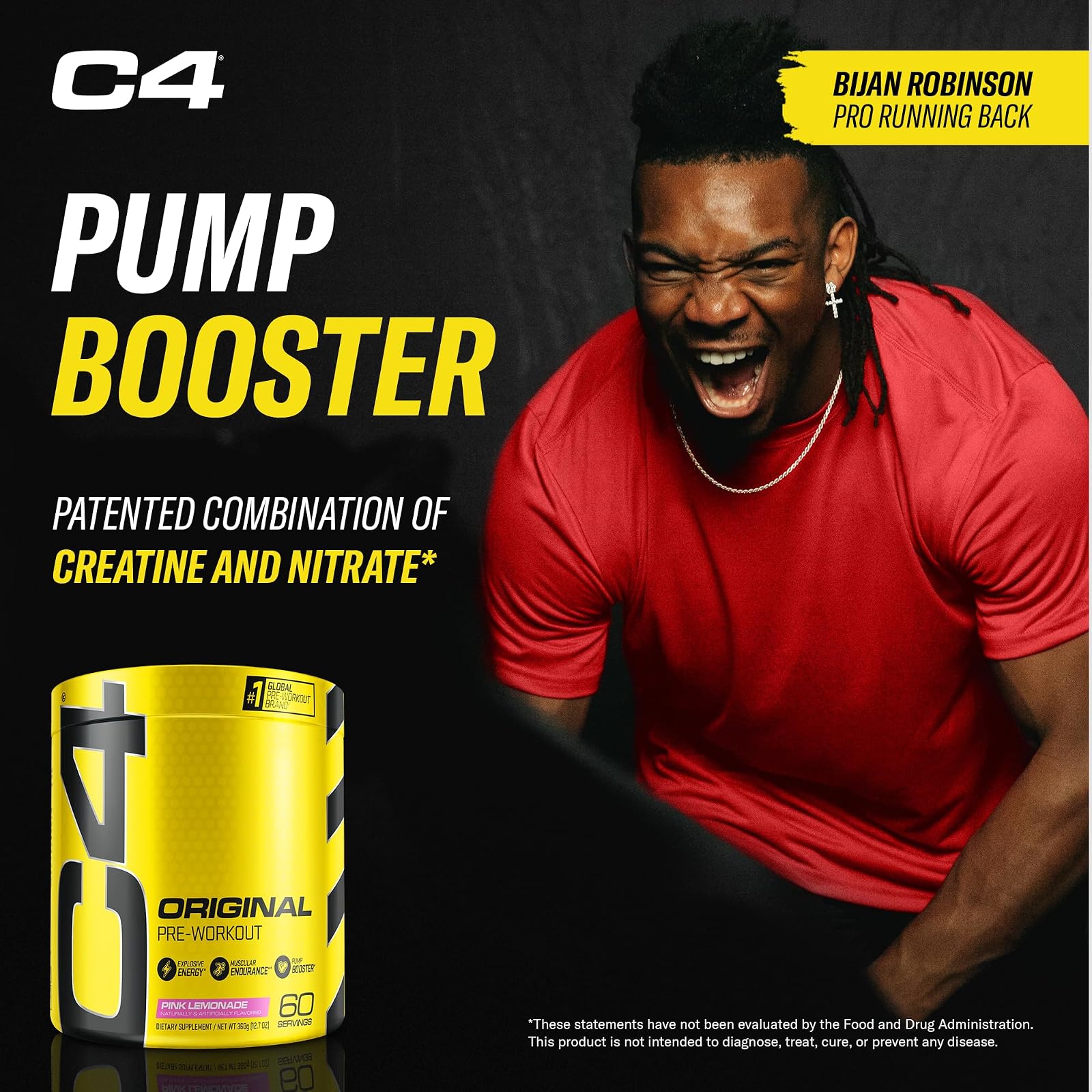 Refreshing pink lemonade pre-workout
