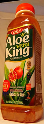 refreshing pomegranate aloe vera beverage
