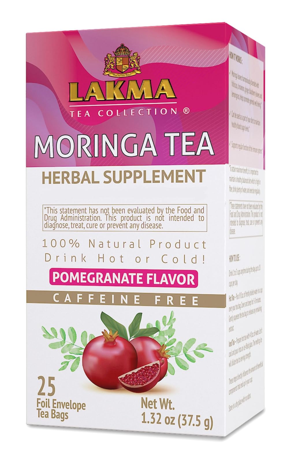 refreshing pomegranate herbal tea blend