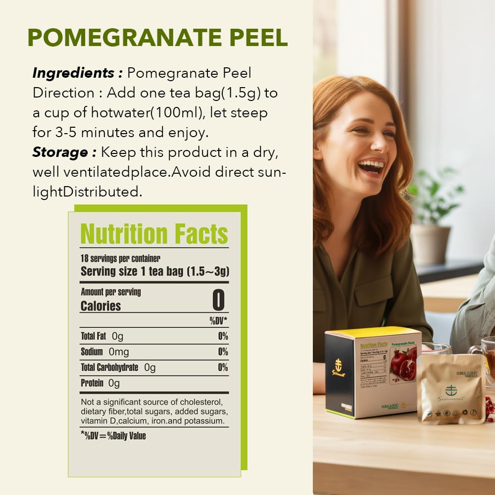 refreshing pomegranate peel infusion