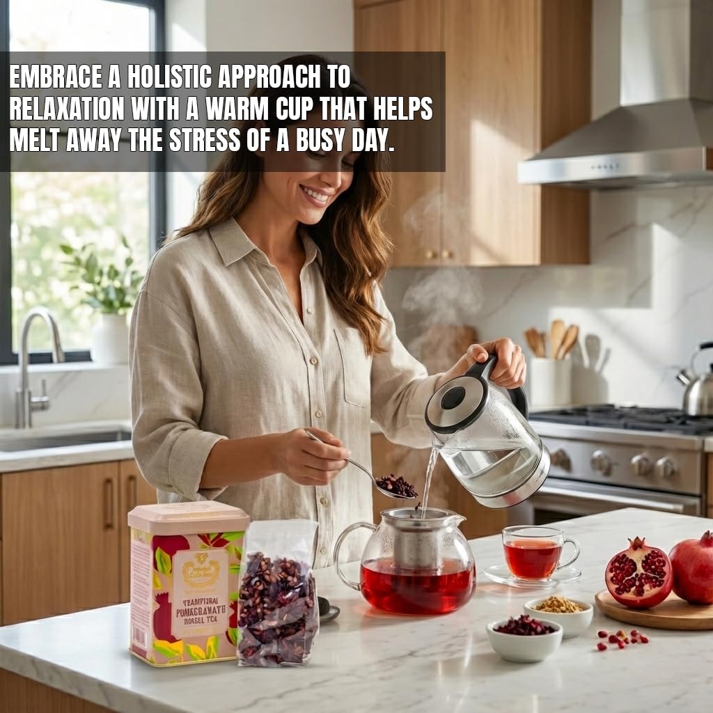 refreshing pomegranate tea blend