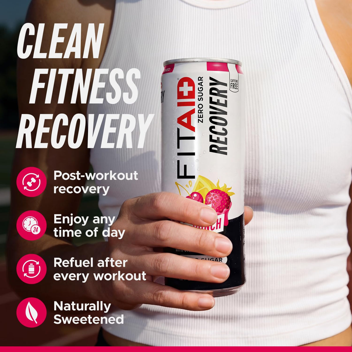refreshing post workout hydration
