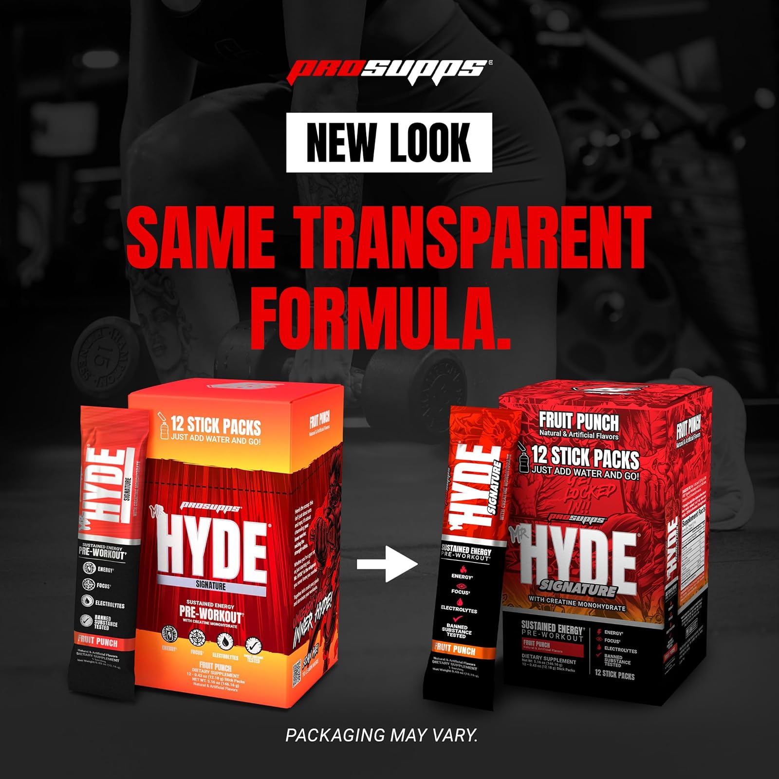 Refreshing pre-workout drink mix flavour