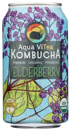 refreshing probiotic elderberry drink