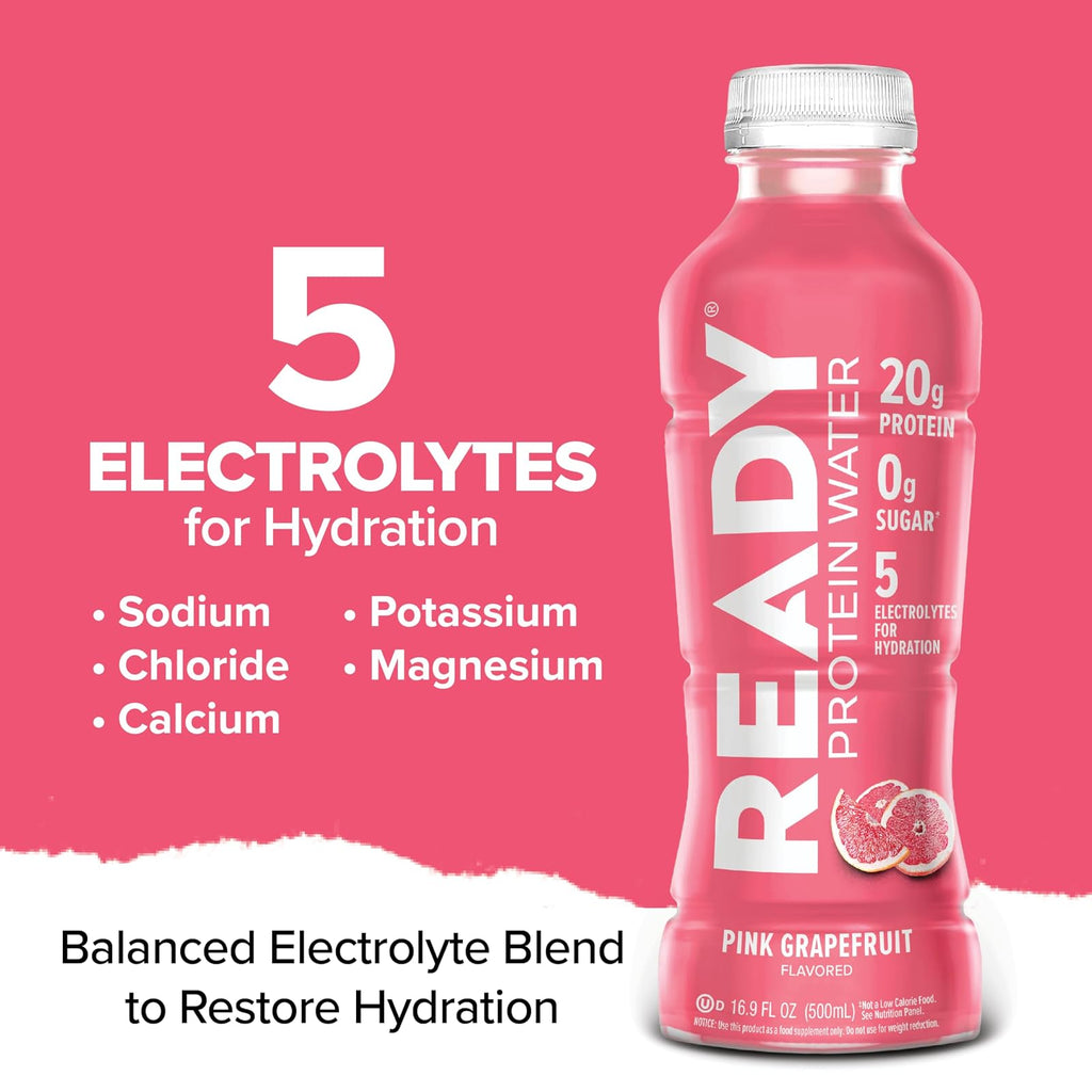 Refreshing protein water beverage